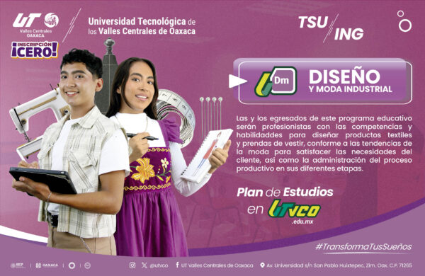UTVCO – Universidad Tecnológica de los Valles Centrales de Oaxaca
